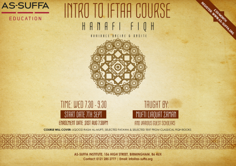 Intro to Iftaa Enrolment Day